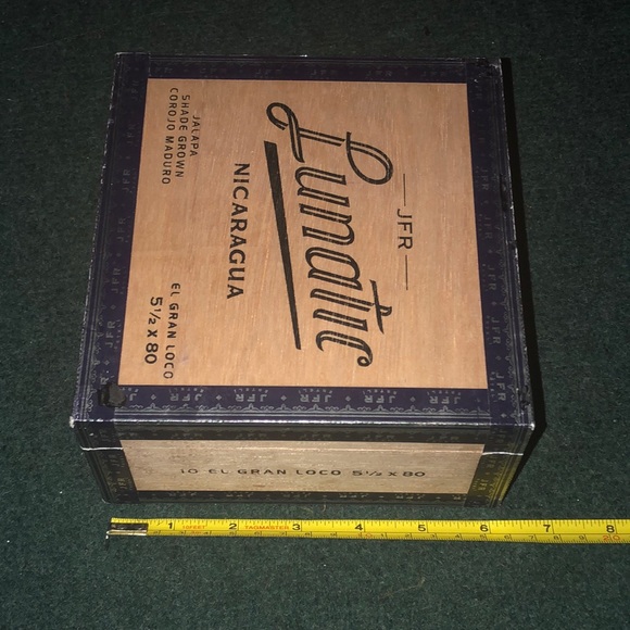 Storage & Organization | Lunatic Wooden Cigar Box | Poshmark